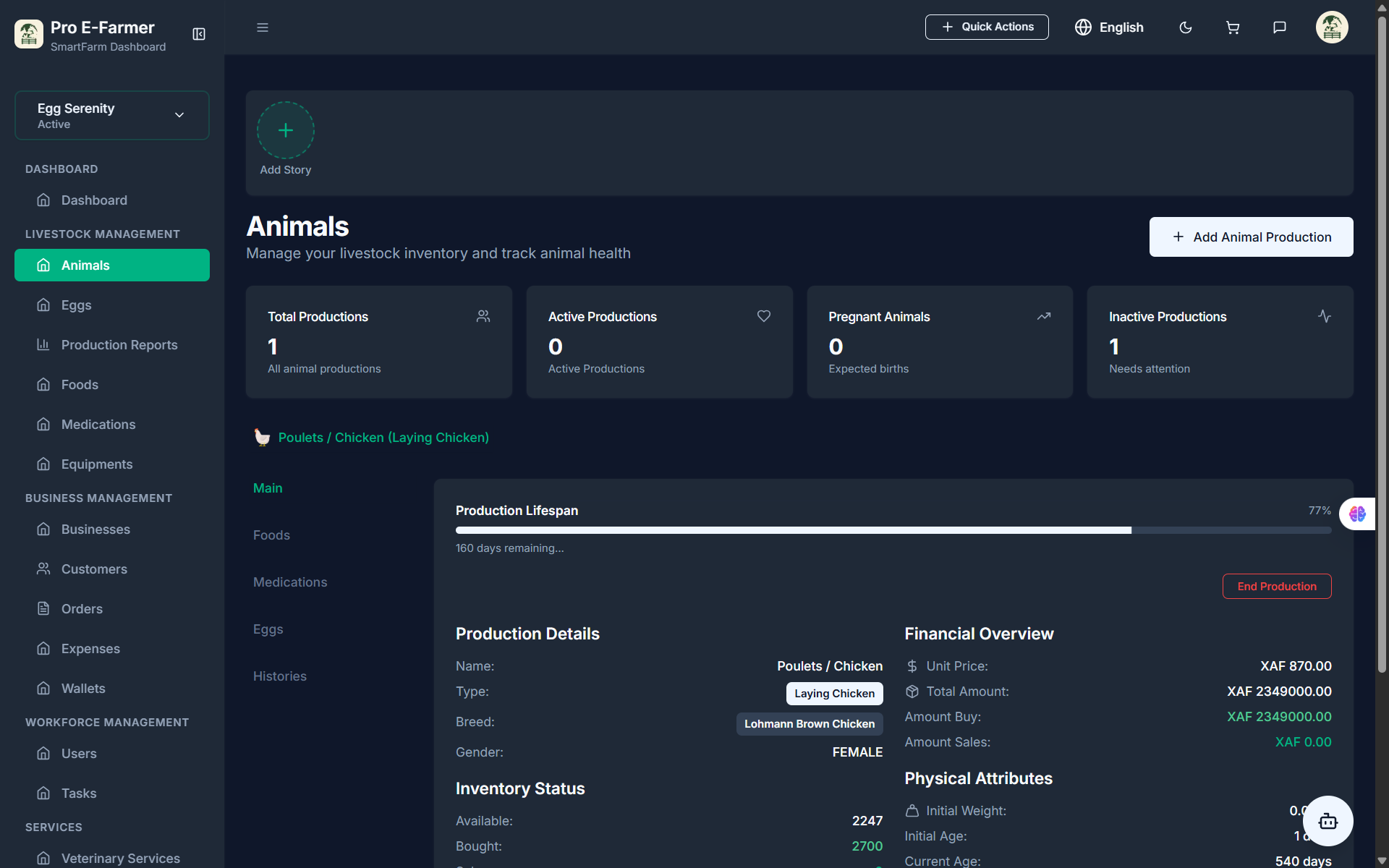 Pro E-Farmer | Smart Livestock Farming & E-Farming Platform